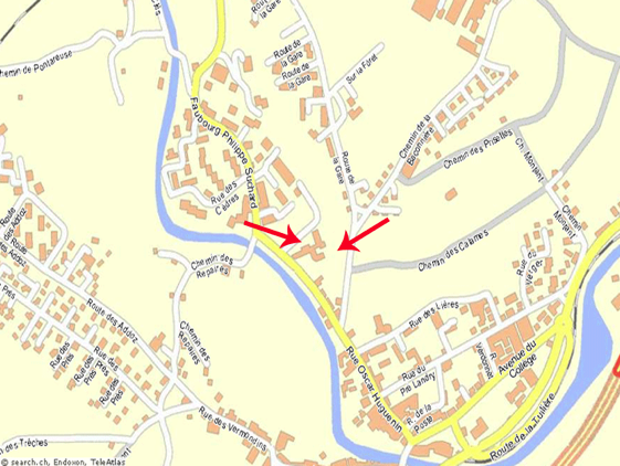 Carte Boudry | Aquabuilding.ch